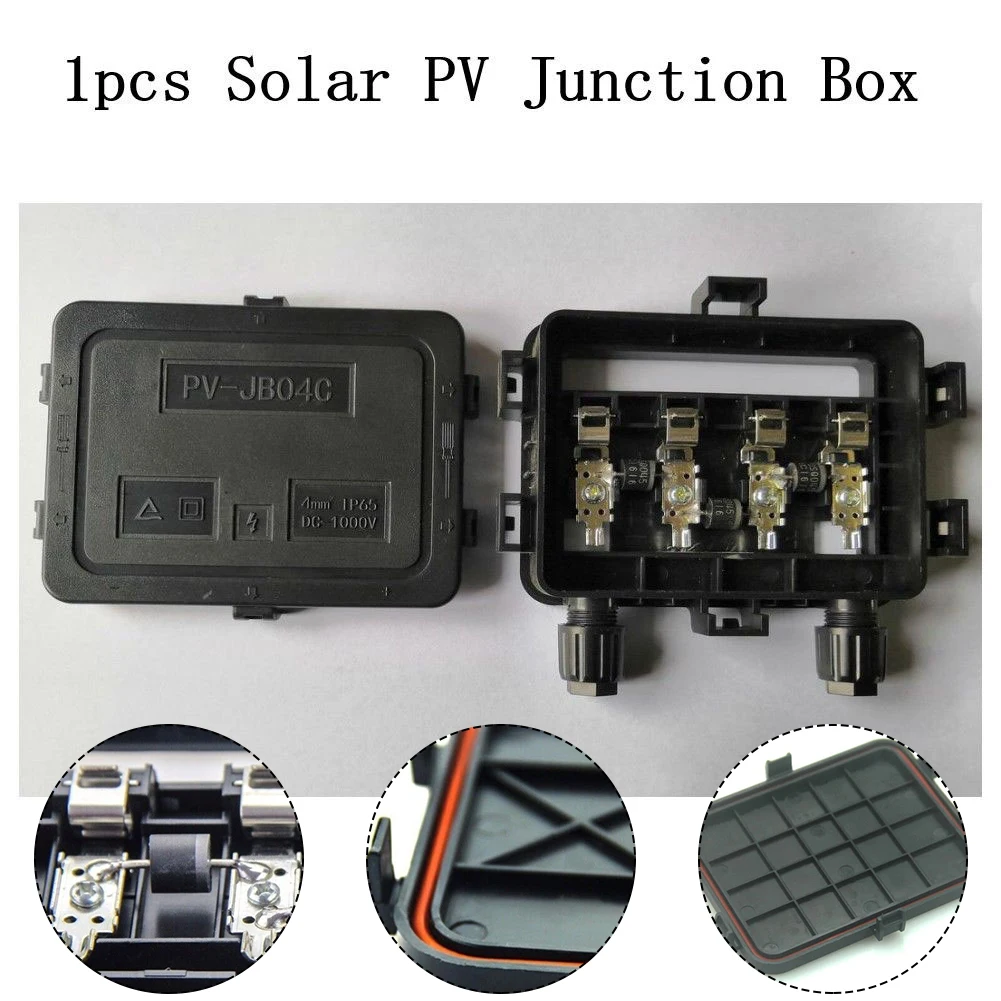 150W-300W-Solar-Junction-Box-waterproof-IP65-for-Solar-Panel-connect-PV ...