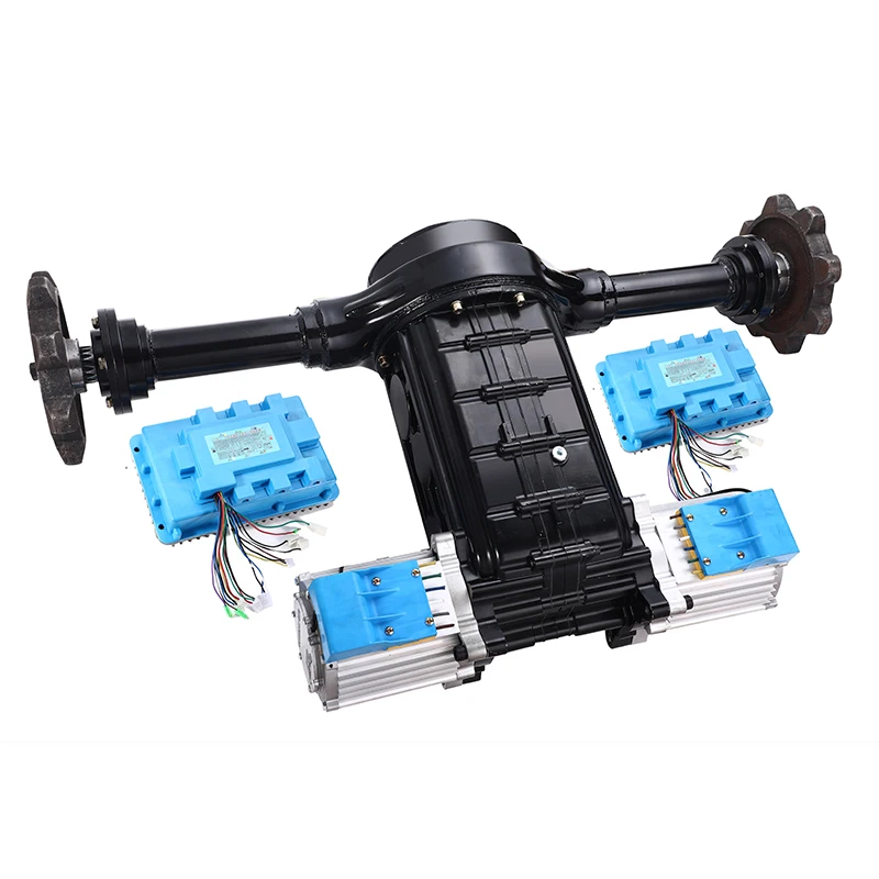 60v 5000w PMSM motor and controller and rear axle Electric drive kit ...