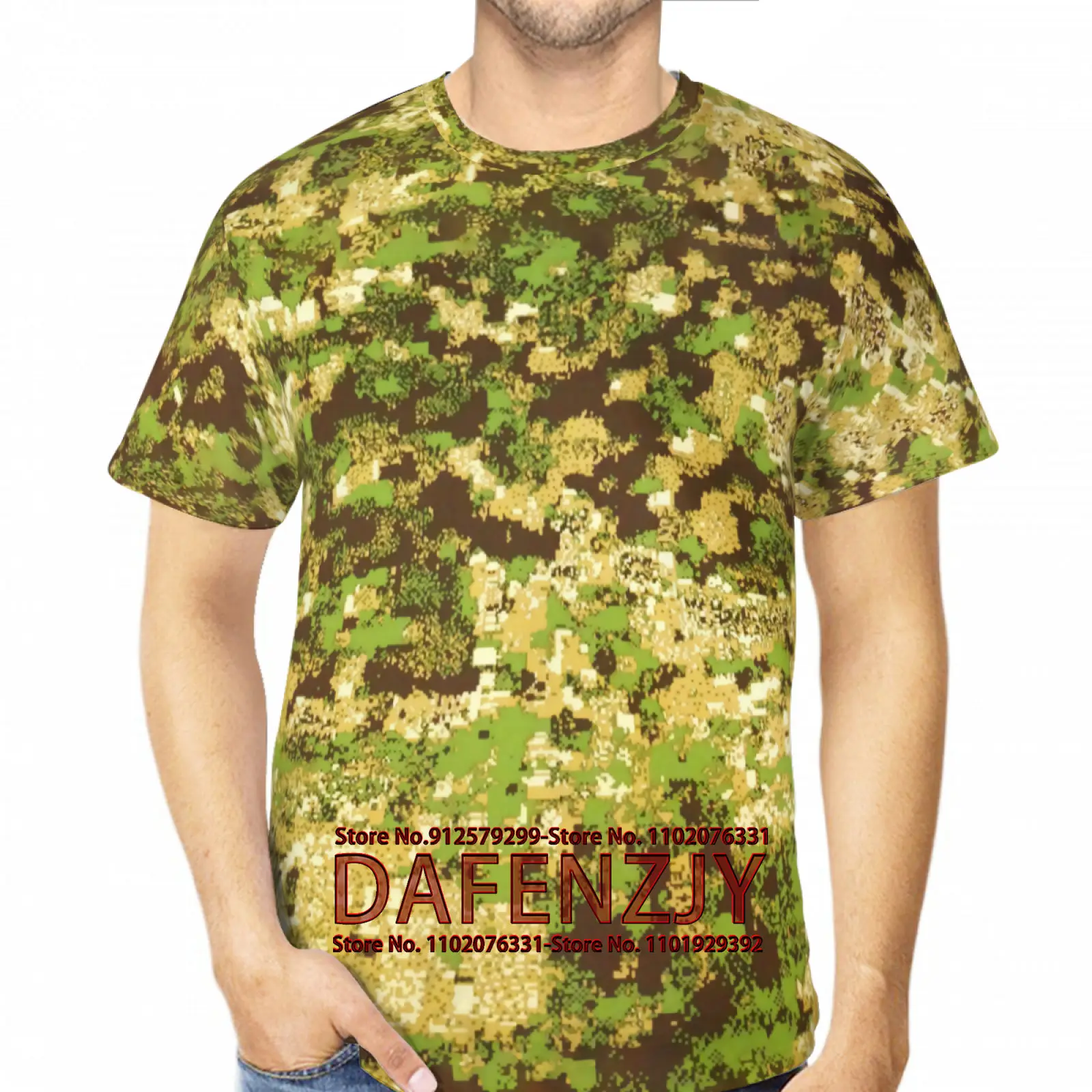 3D-Camouflage-T-Shirt-Men-Fashion-Casual-Outdoor-Tactical-Military-Camo ...