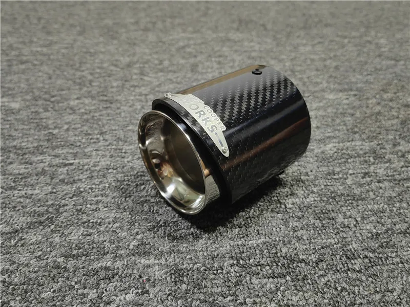 1 Pcs Top Quality Carbon Exhaust Muffler Tips For MINI Cooper S R55 R56 ...