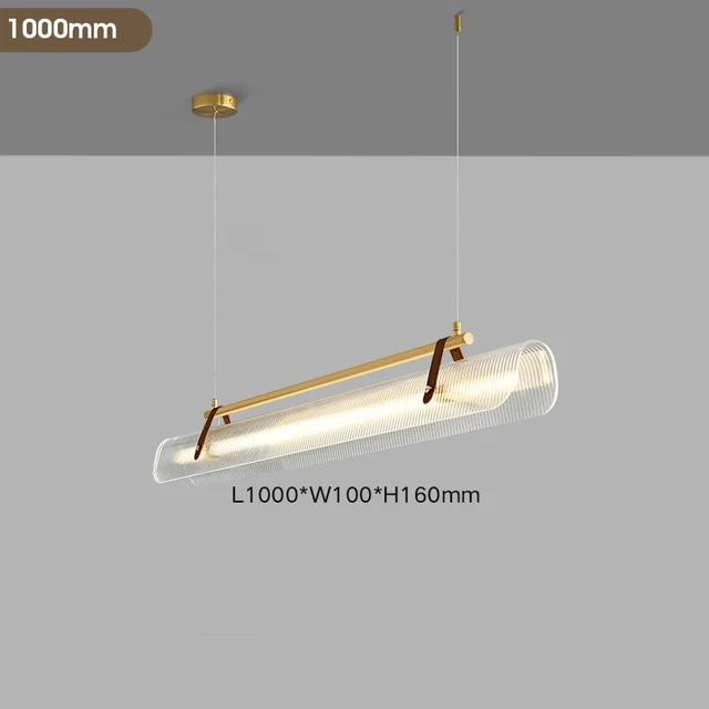 Striped Shade Linear LED Pendant Light - Lighting4Home