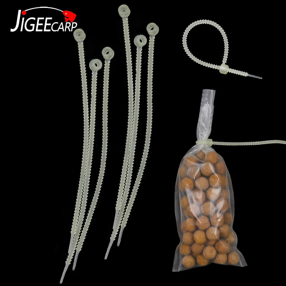 Carp-Fishing-PVA-Cable-Tie-Bait-Rig-Accessory-Water-soluble-Tightening ...