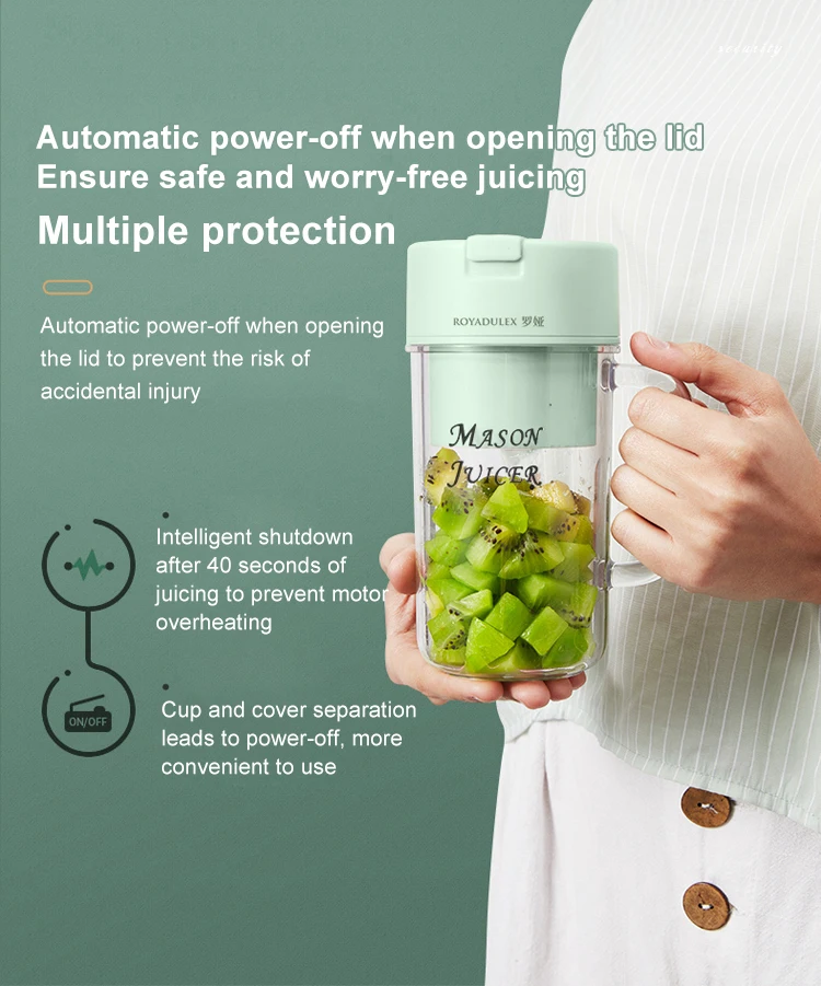 Rechargeable Juicing Cup Powerful Fruit Extractor Blender - Excel Store