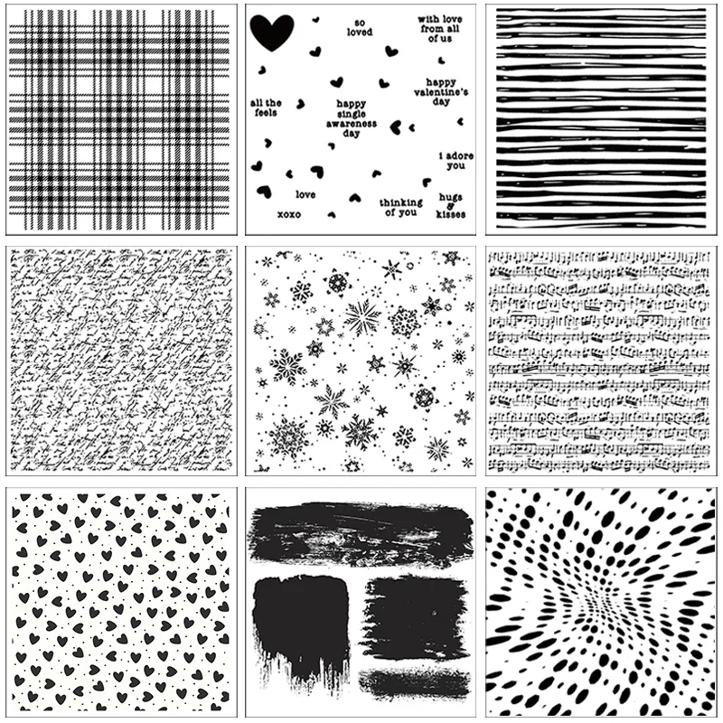 Striped-Background-Clear-Stamp-Transparent-Silicone-Stamp-for ...