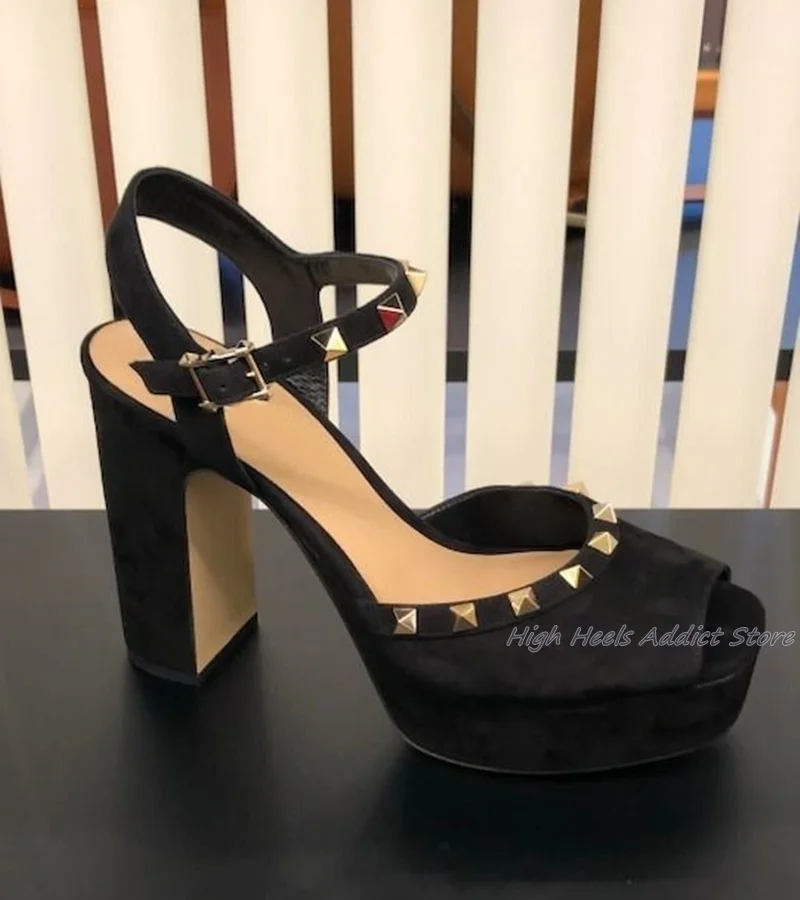 Rockstud-Sandales-plateforme-talons-pais-pour-femmes-cuir-su-d-sangle ...