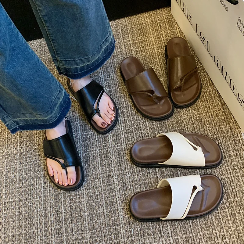 Low-Rubber-Slippers-Women-s-Shoes-With-Platform-Slides-Shale-Female ...