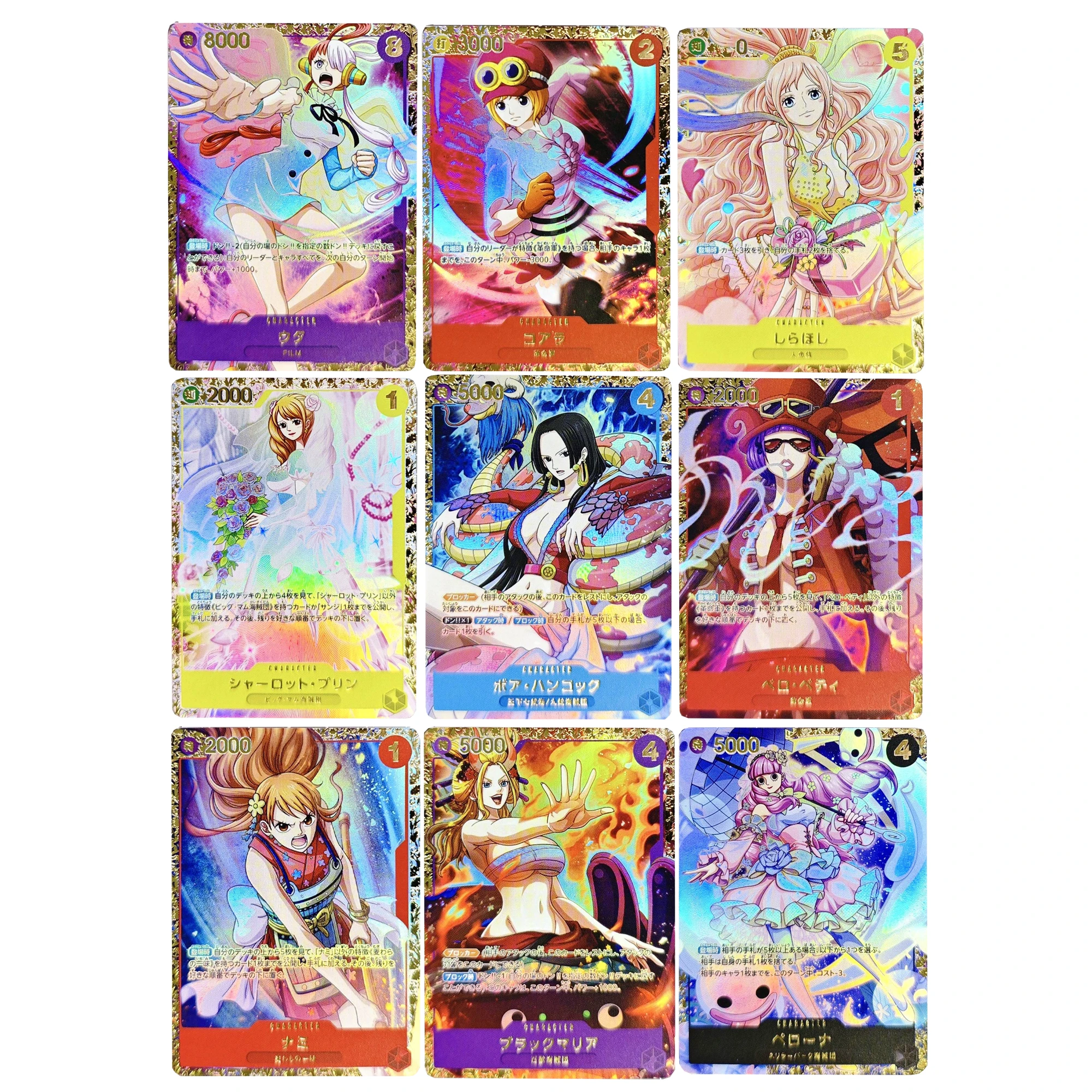 9Pcs-set-63X88Mm-One-Piece-Nami-Uta-Anime-Female-Characters-Collection ...