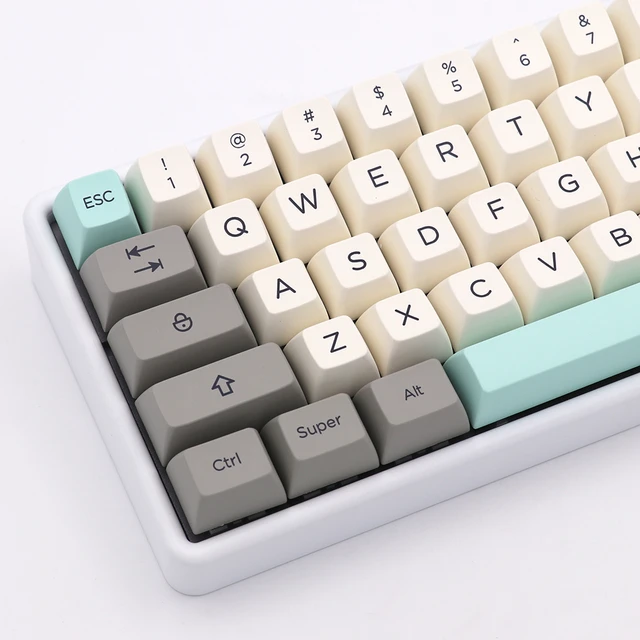 Thocky Iceberg XDA Profile PBT Dye Sub Keycaps 123 Keys For, 57% OFF