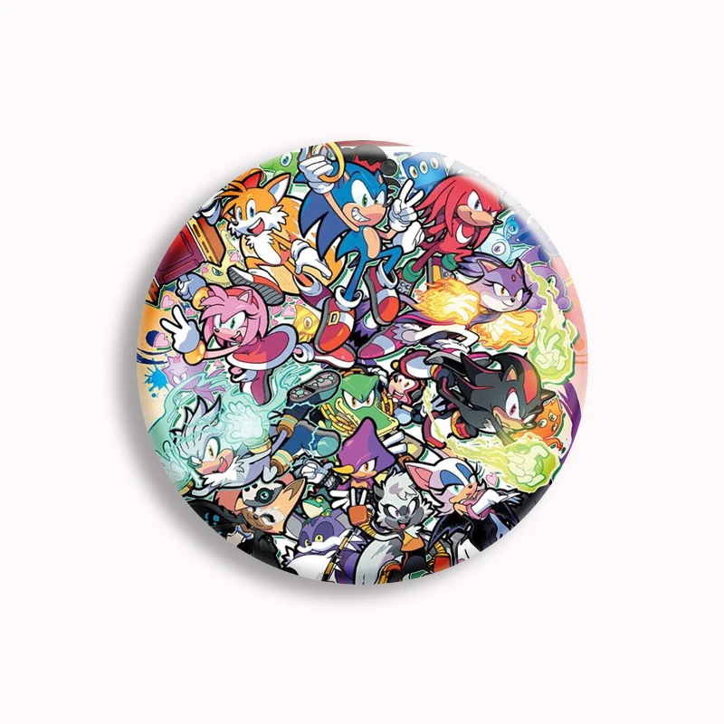 Broche de dibujos animados de Sonic, broche suave de anime, broche ...