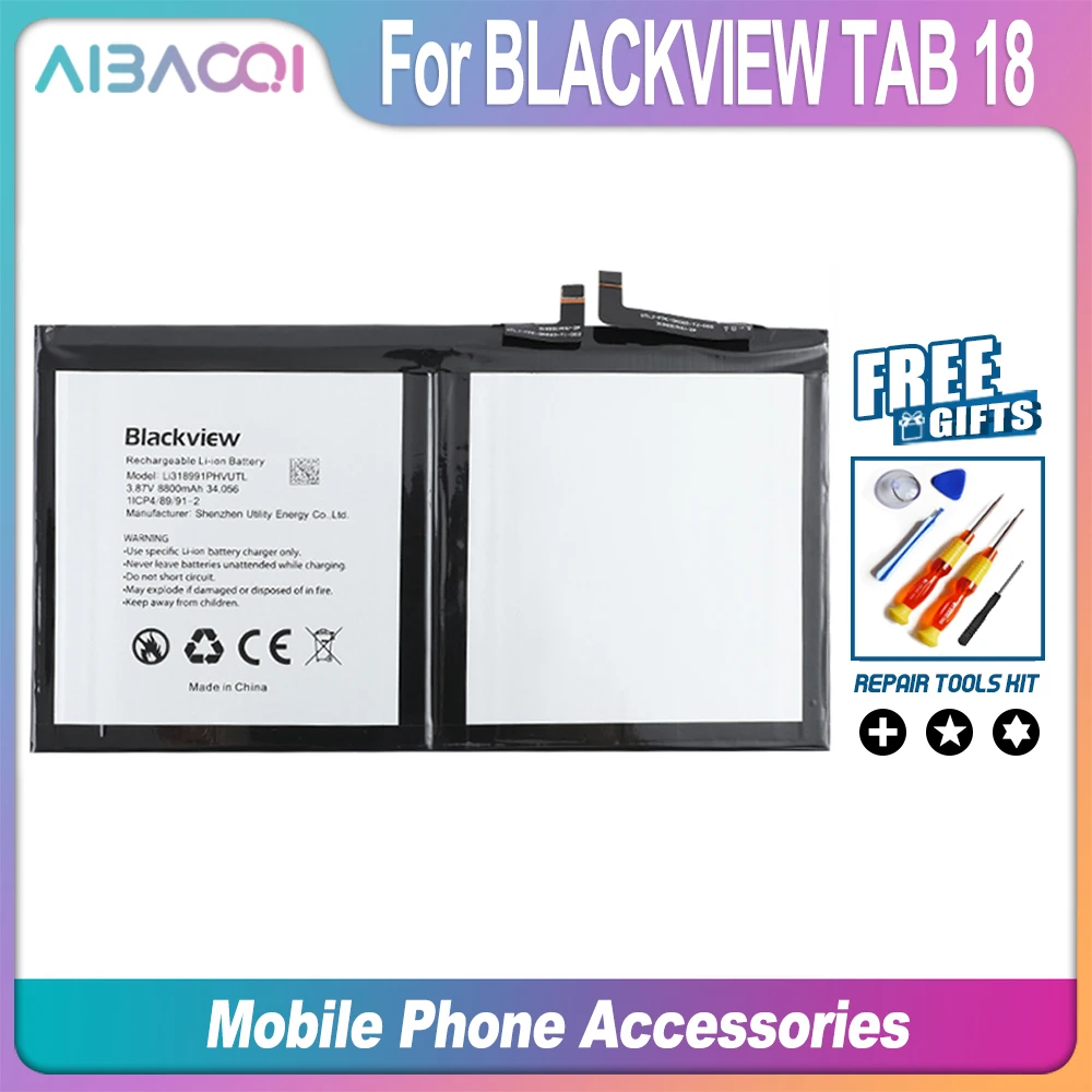 AiBaoQi-Original-Li318991PHVUTL-Battery-8800mAh-For-Blackview-Tab-18 ...