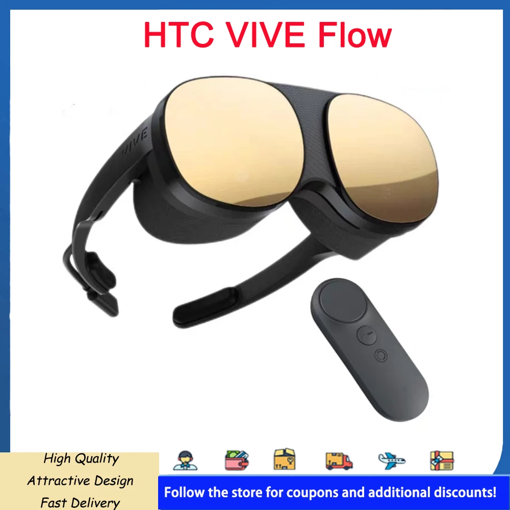 Foldable-VR-Glasses-HTC-VIVE-Flow-All-in-one-Smart-Virtual-Reality ...
