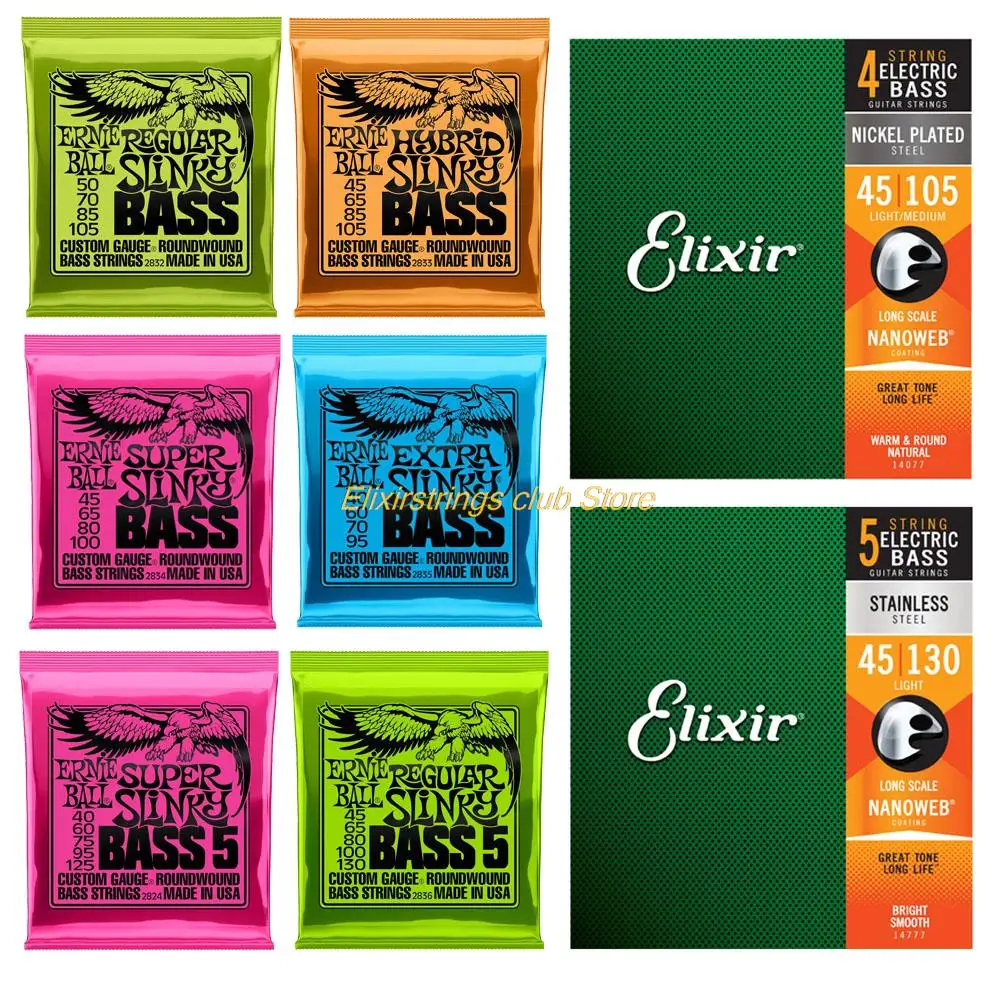 Elixir-14077-14777-4-5-String-Electricity-Bass-Guitar-Strings-Ernie ...