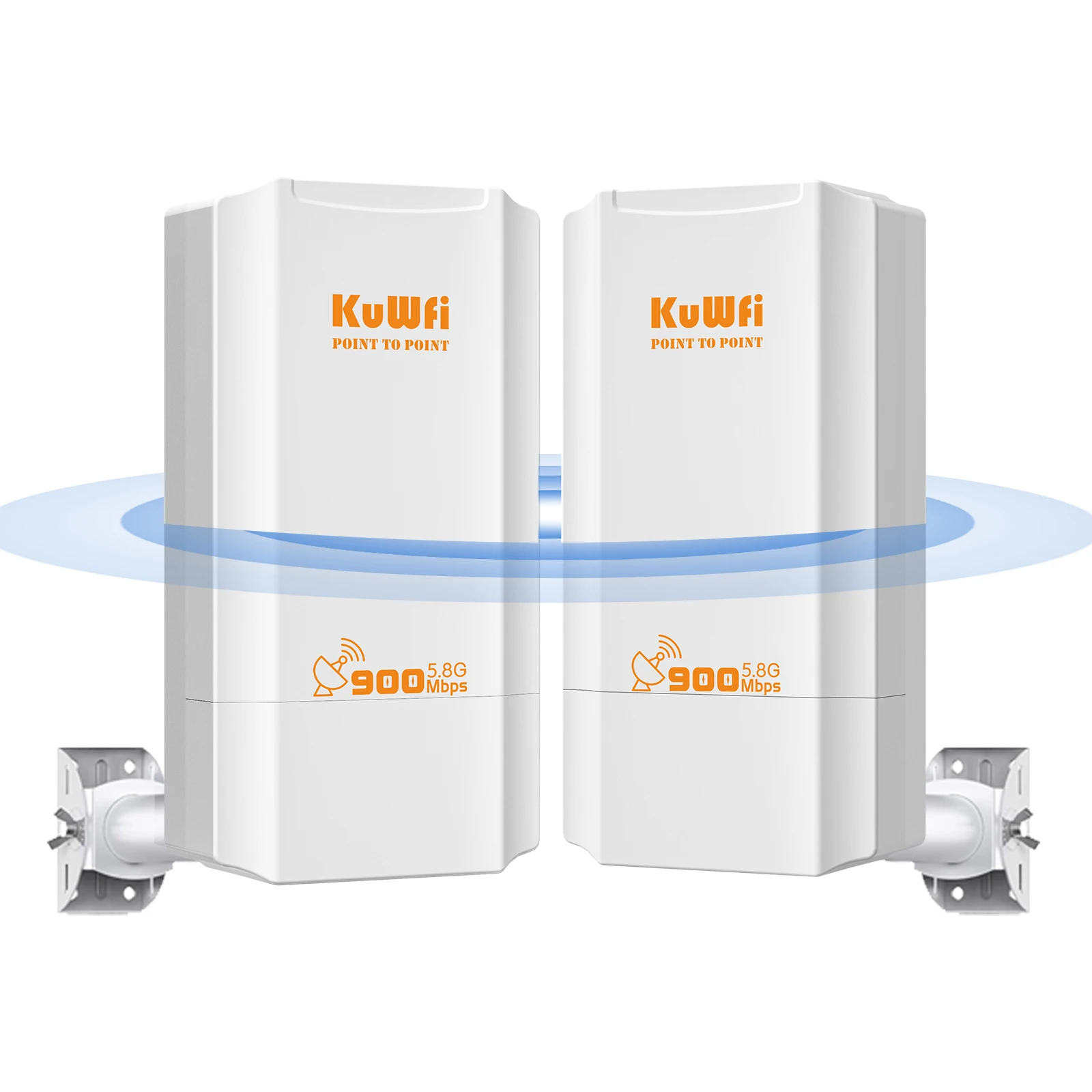 KuWFi-900Mbps-Outdoor-Wireless-Bridge-5-8G-WiFi-Router-Point-to-Point-1 ...