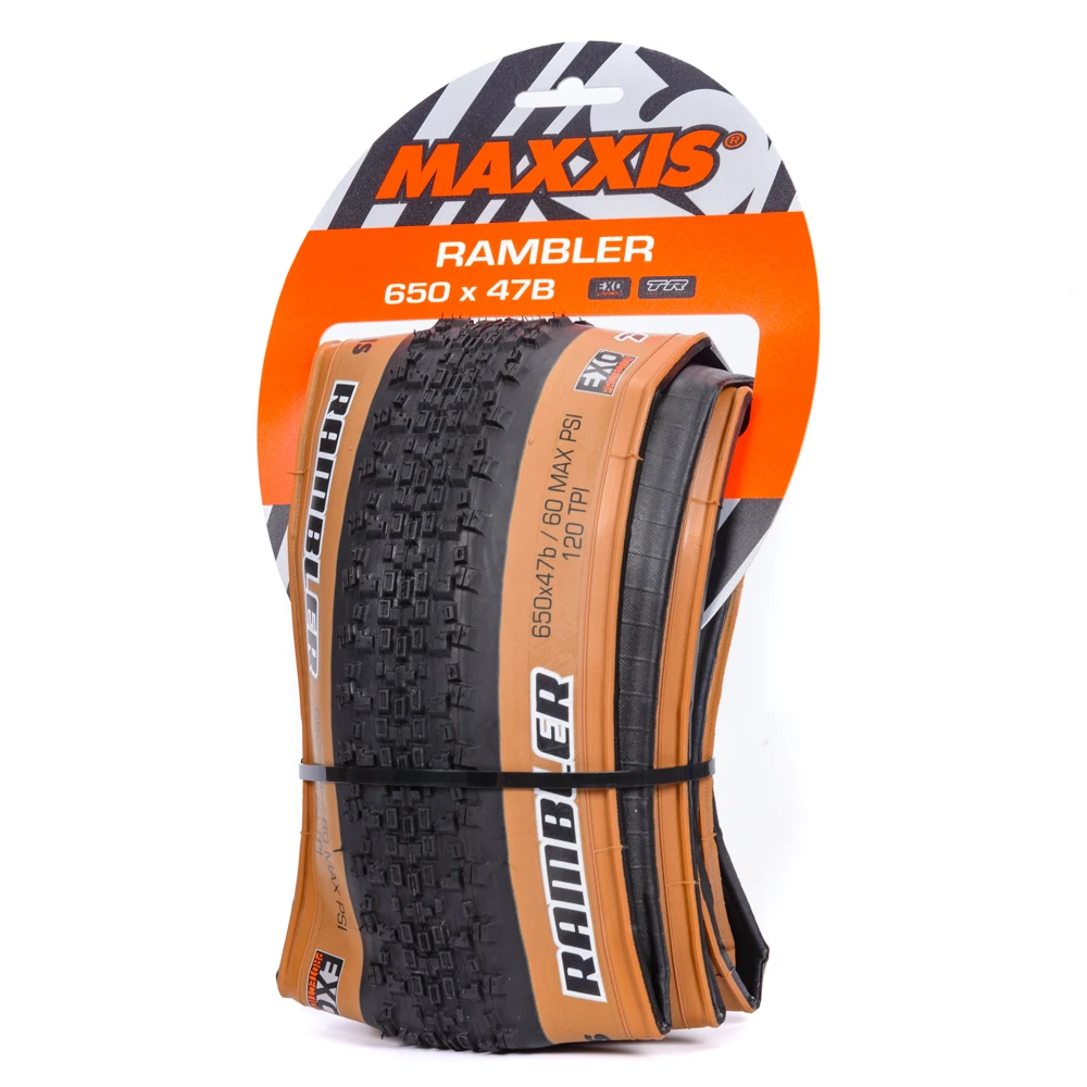 MAXXIS RAMBLER Folding Road Bicycle Tire 650x47B 700x38/40/45/50C Original Gravel Tubeless TR ...