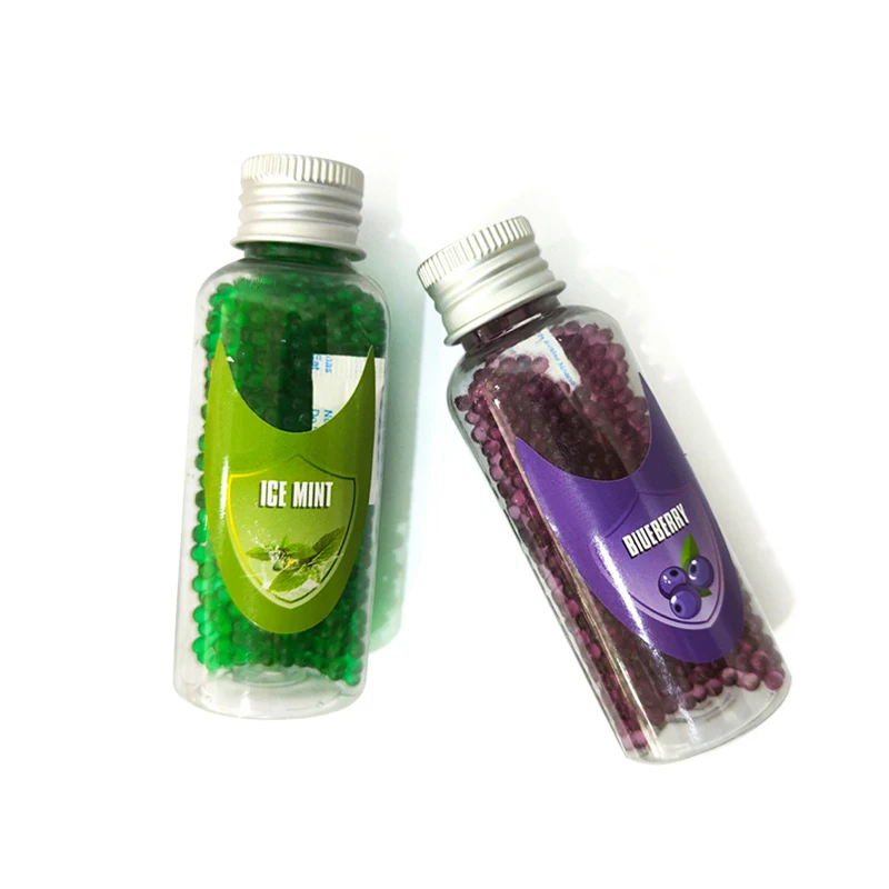 1000 Beads Mixed Fruit Mint Flavor Burst Bead Filter Popping Push Ball ...