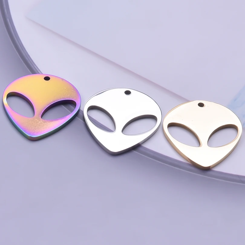 Colgantes-de-Alien-lisos-Punk-para-fabricaci-n-de-joyas-materiales-de ...