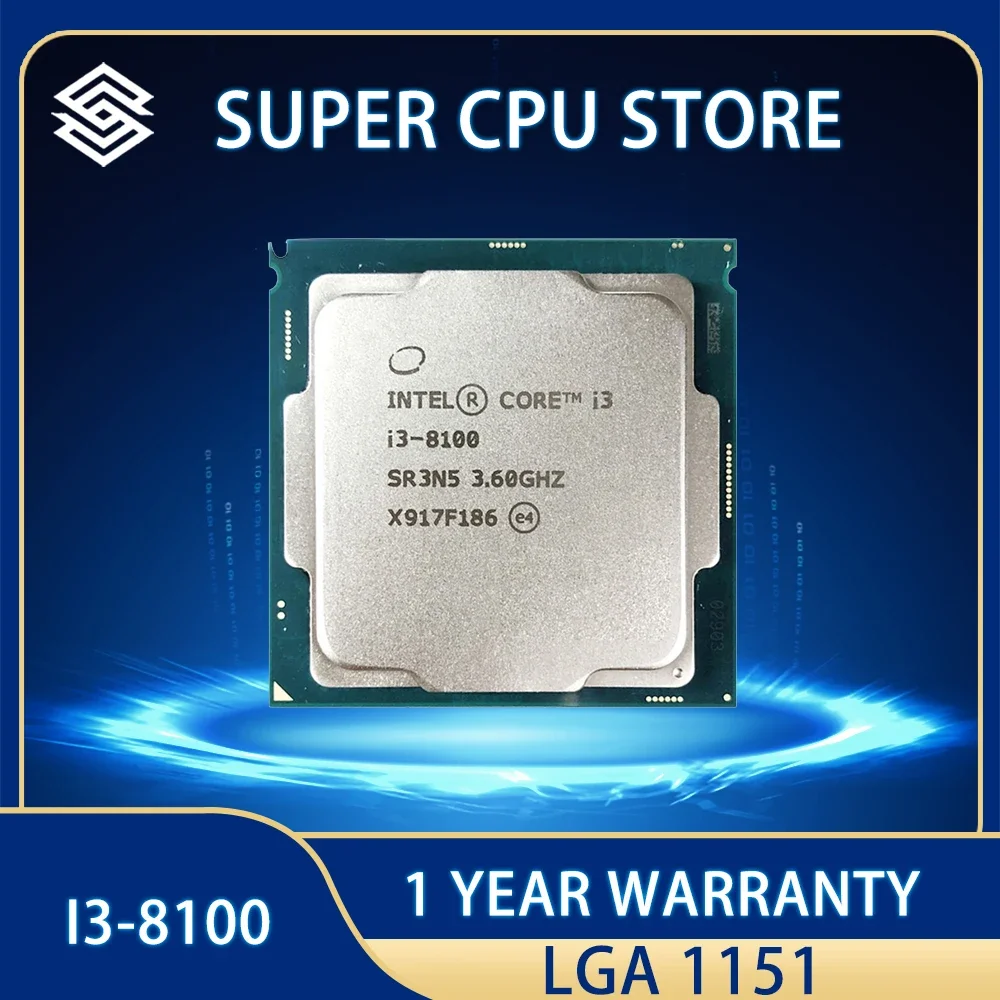 Intel and i3-8100 Core