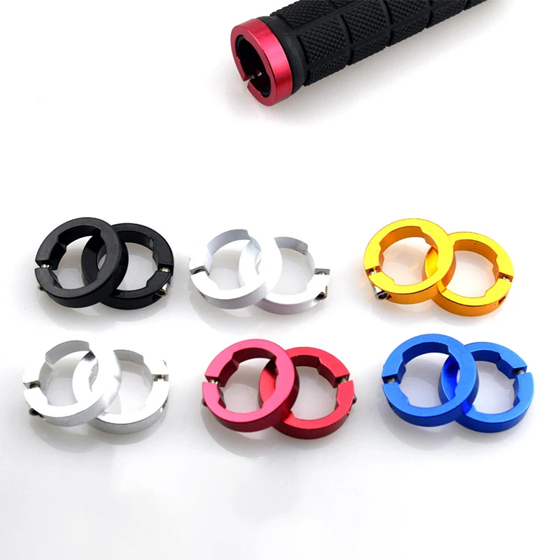 MTB Grips Lock Ring 22.2mm Handle Parts Bilateral Aluminum Alloy Fixed ...