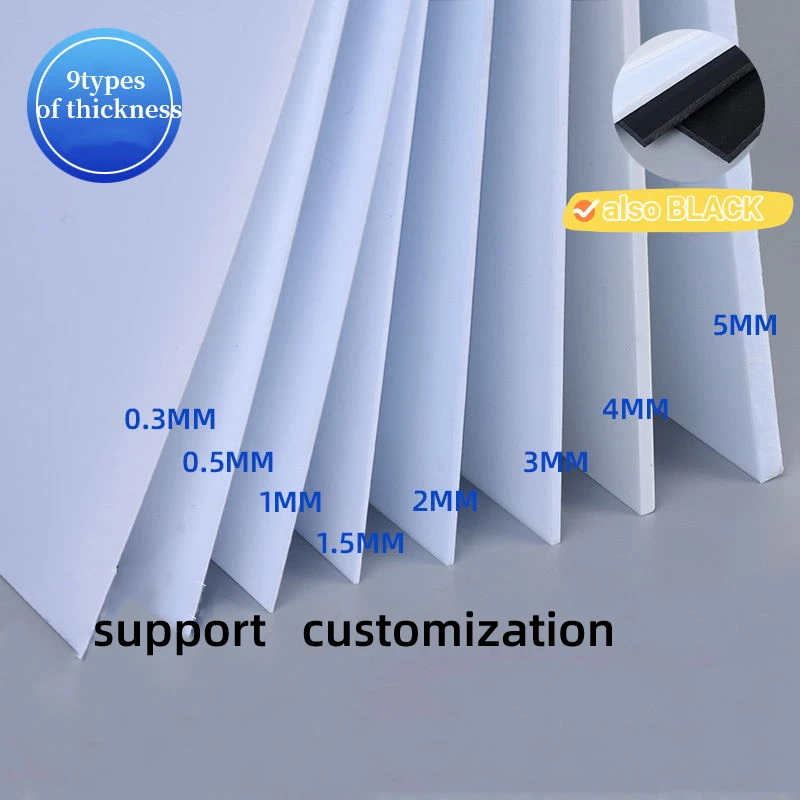 1Mm/1.5Mm/2Mm/3Mm Diy Model Maken Materiaal Pvc Plaat Abs Plastic Vel ...