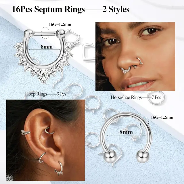 Aro Para Piercing En La Nariz