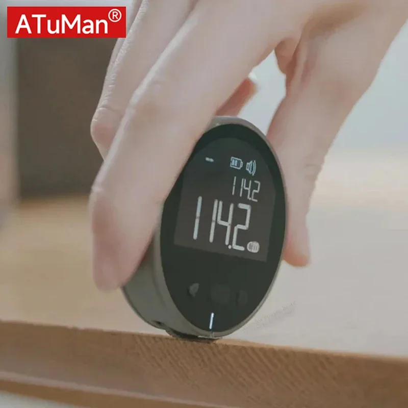 DUKA-ATuMan-Q-Electric-Ruler-Mini-Rolling-Measure-Tools-Digital-Tape ...