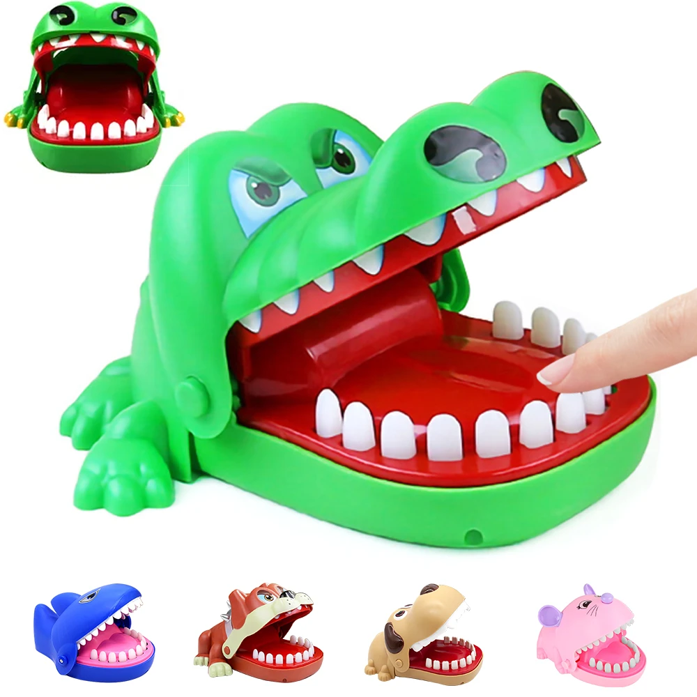 Los Angeles Mall Funny Big Crocodile Mouth Dentist Bite Finger Toy ...
