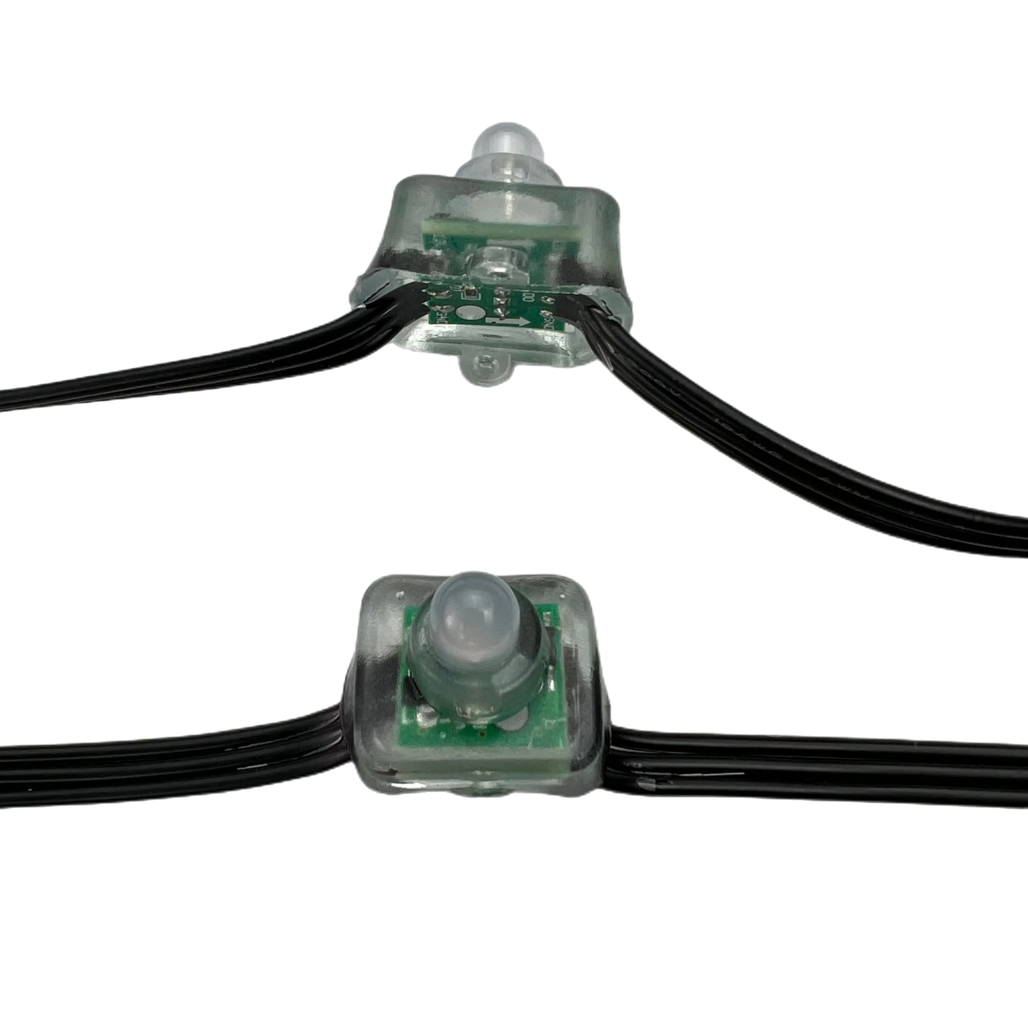 100pcs-set-square-regulated-type-DC12V-addressable-12mm-WS2811-RGB-led ...