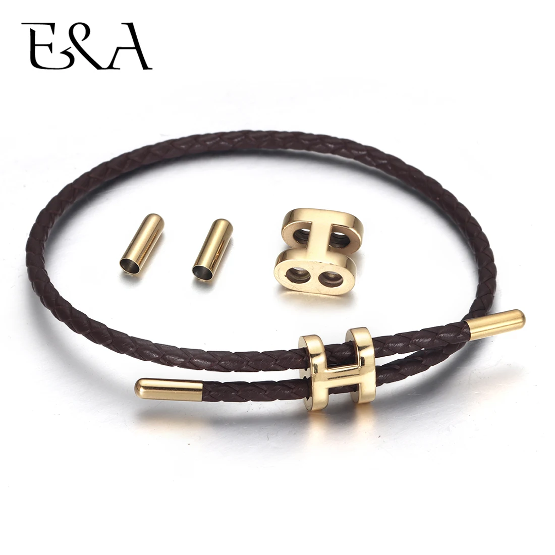 Stainless Steel Clasps Adjustable Bead Connector with End caps for ...