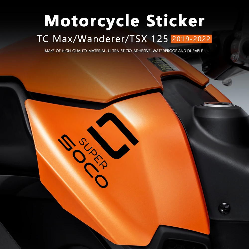 Motorcycle-Sticker-Waterproof-Decal-TC-Max-For-Super-Soco-TC-Wanderer ...