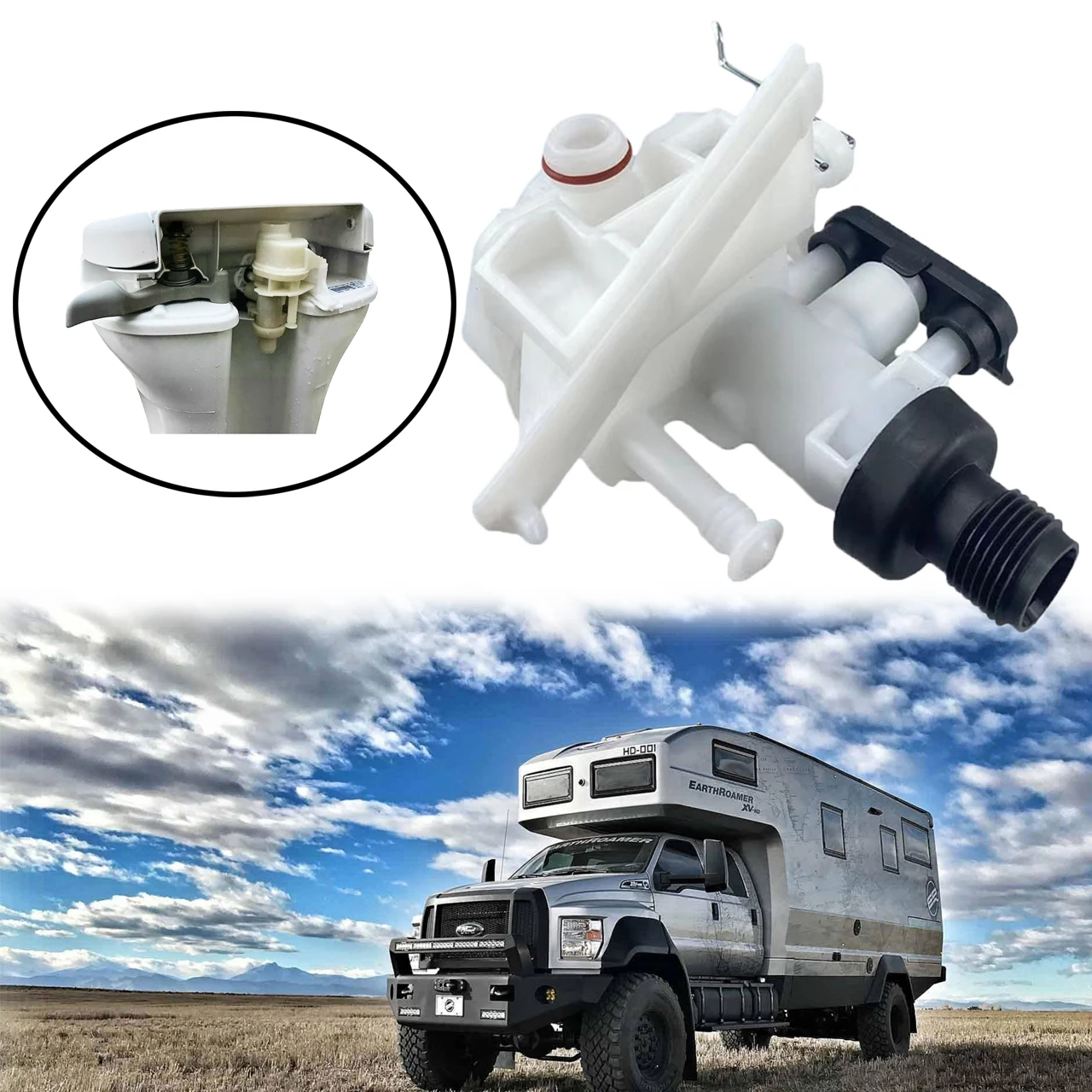 Upgraded-Toilet-Water-Module-Assembly-Fit-For-Thetford-Aqua-Magic-V ...