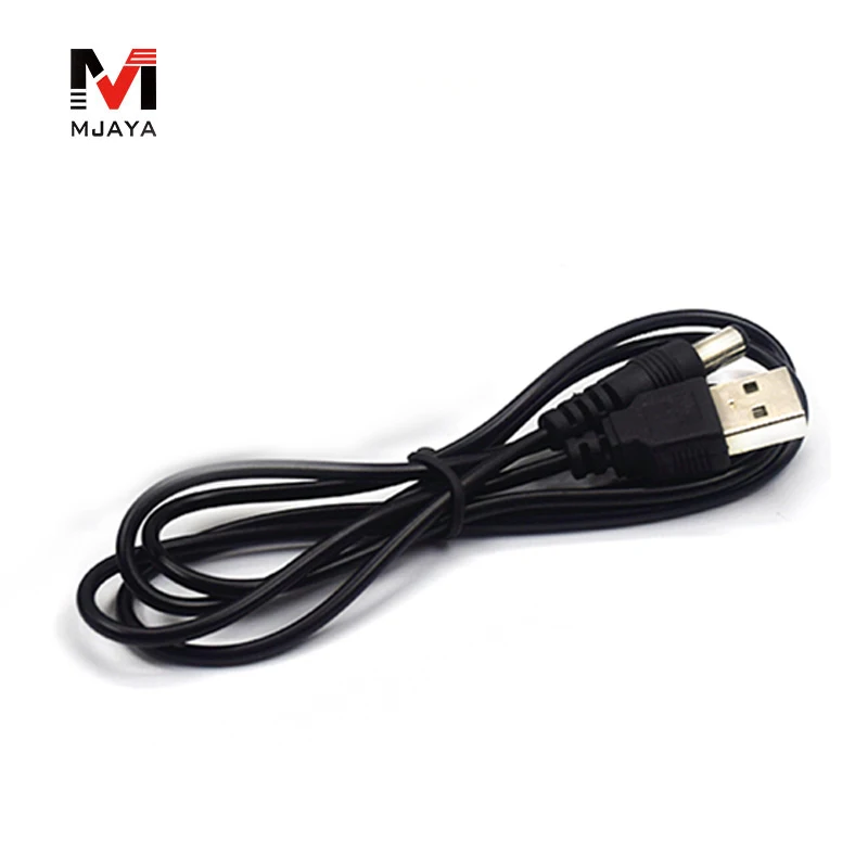 1Pcs USB Power Supply Data Line Wire Core Pure Copper Cable to DC5.5*2 ...