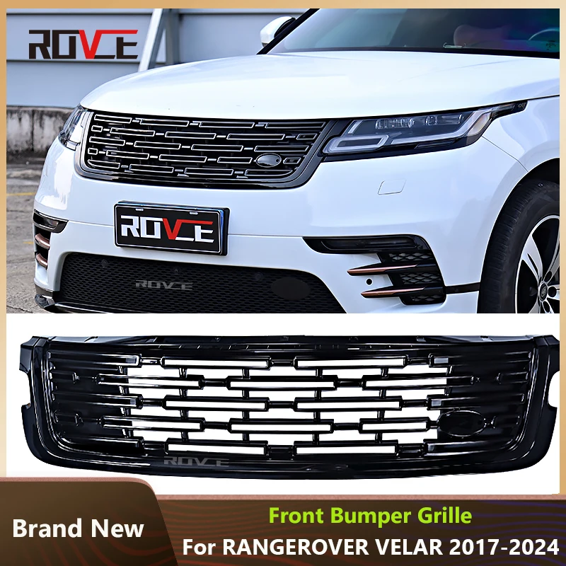 ROVCE-Front-Grille-Racing-Grills-For-Land-Rover-Range-Rover-Velar-L560 ...