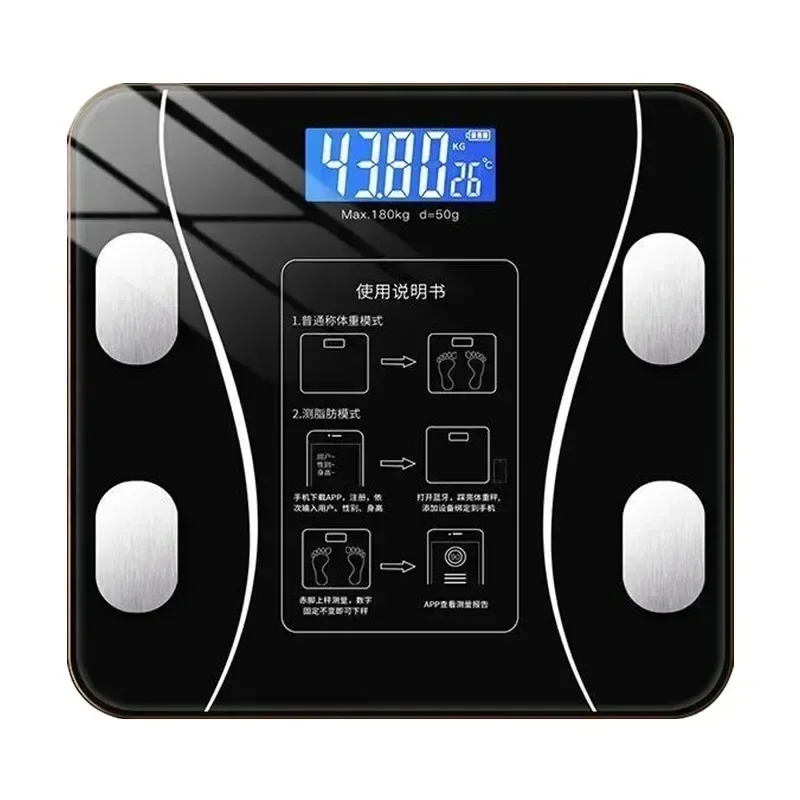 Weight-Scale-Professional-Fat-Smart-Bluetooth-Measurement-Height-Weight ...