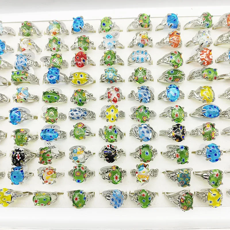 20pcs-Lot-Factory-Mix-Colors-Glaze-Stone-Finger-Rings-for-Women-Fashion ...