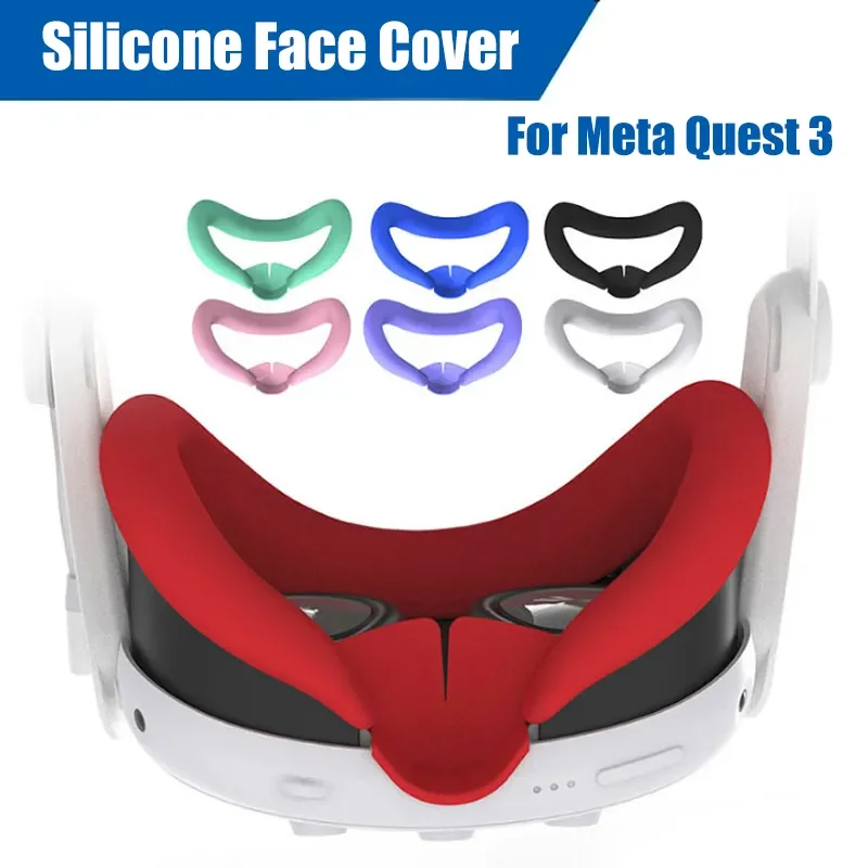 Silicone-Face-Cover-For-Meta-Quest-3-Glasses-Replacement-VR-Face ...