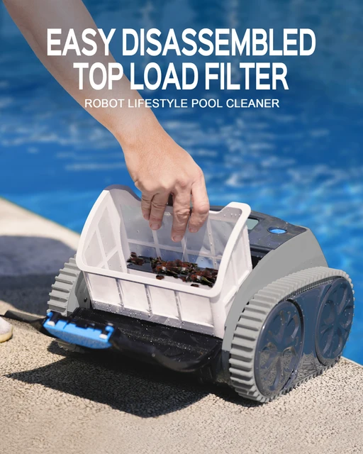 Electric Vacuum Cleaner for Swimming Pool 3312max 15000mAh Lithium-ion ...
