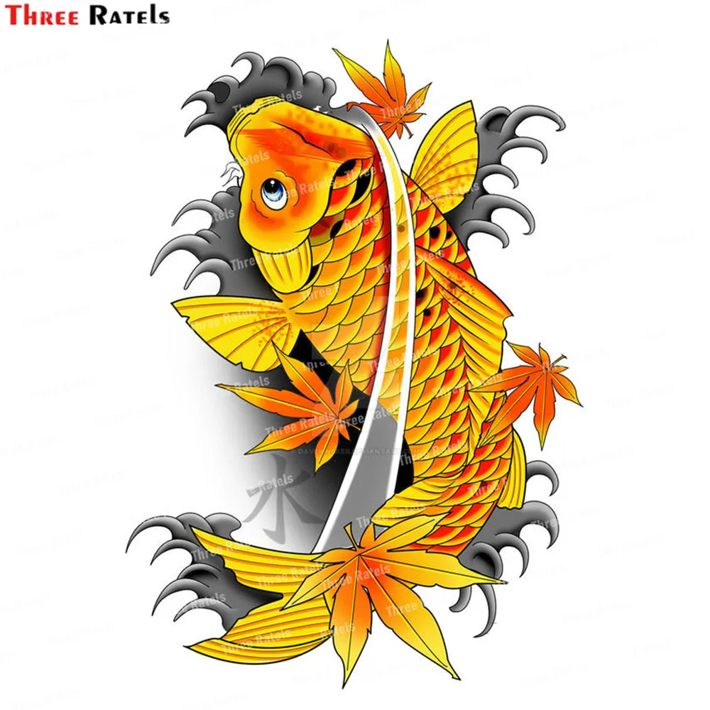 Yellow Koi Tattoo