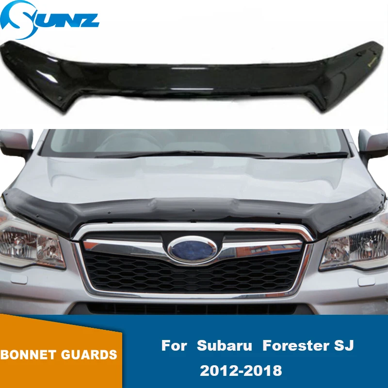Bug-Shield-Hood-Deflector-Protector-Guards-For-Subaru-Forester-SJ-2012 ...