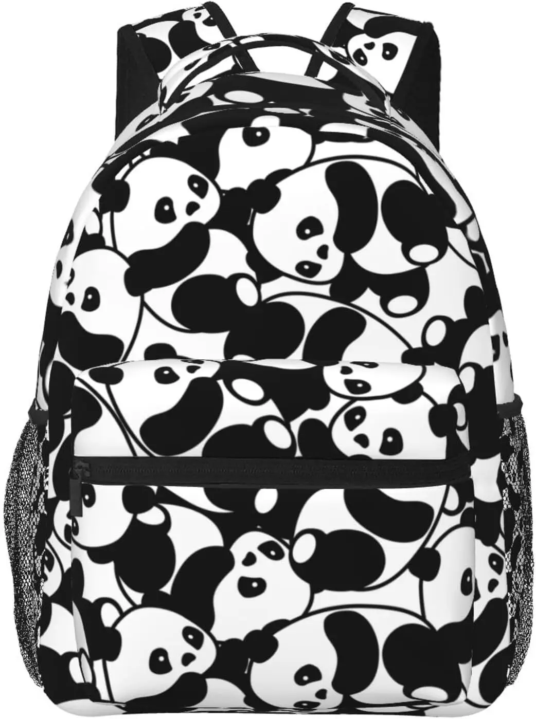 Panda Cartoon Backpack Cute Panda Bookbags Laptop Bag Shoulder Bags ...