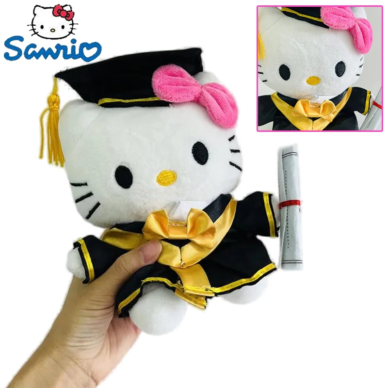 Sanrio-Graduation-Season-Hello-Kitty-Plush-Doll-Toy-Cartoon-Soft ...