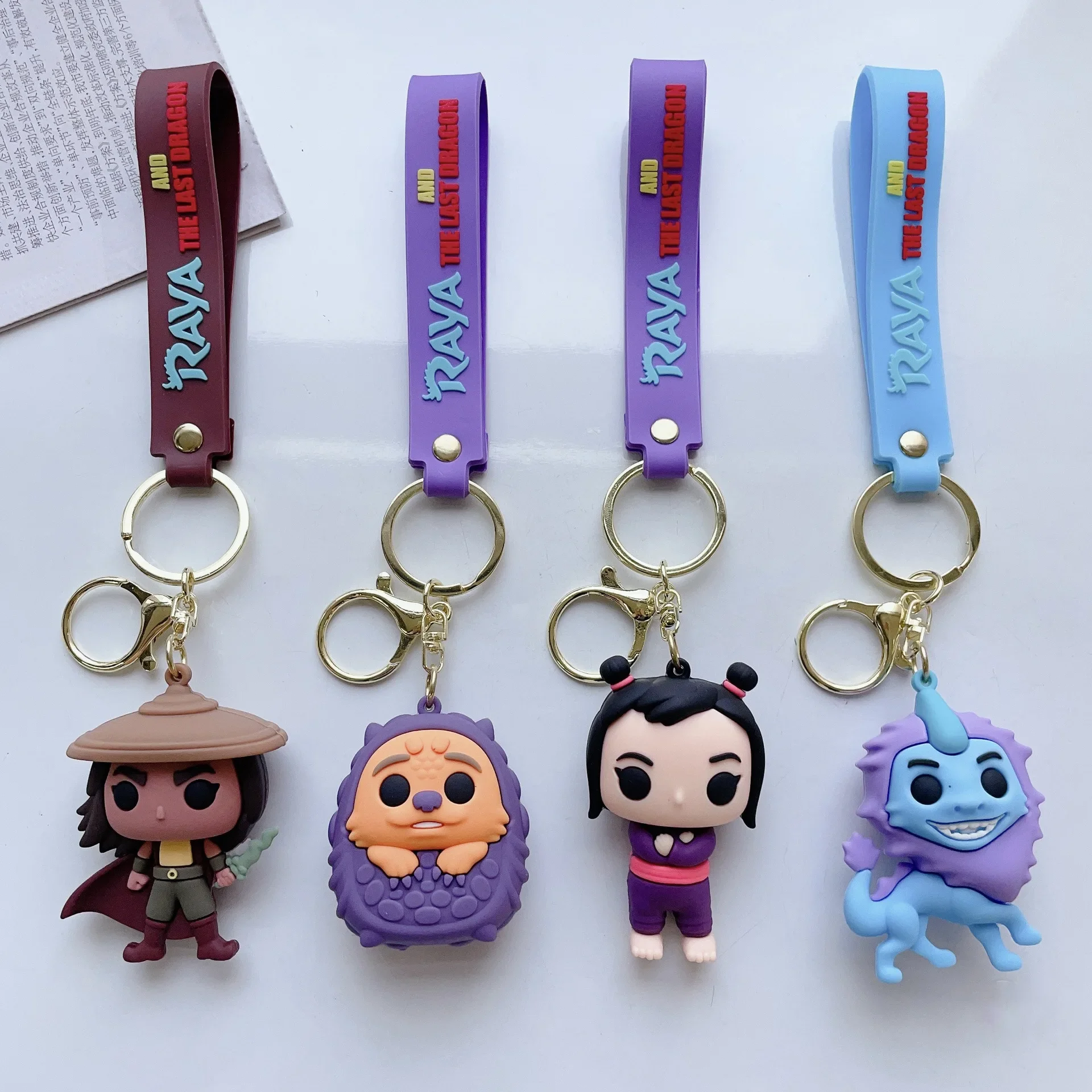 Creative-Cartoon-Disney-Raya-and-The-Last-Dragon-Keychain-Lovely ...