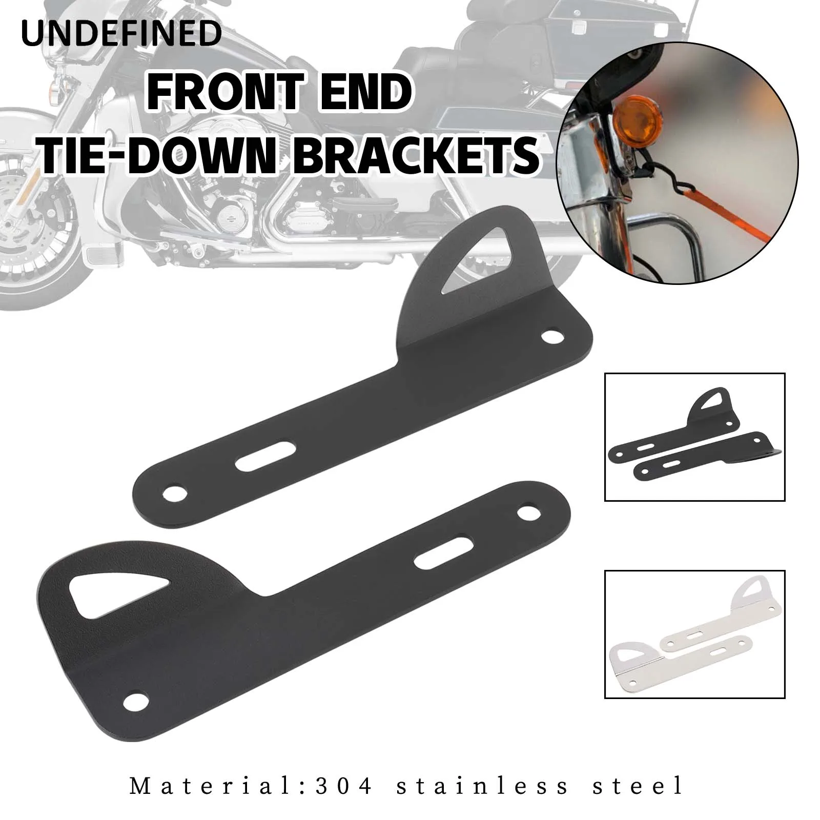 Motorcycle-Accessories-Front-Fork-Tie-Down-Brackets-Fits-for-Harley ...