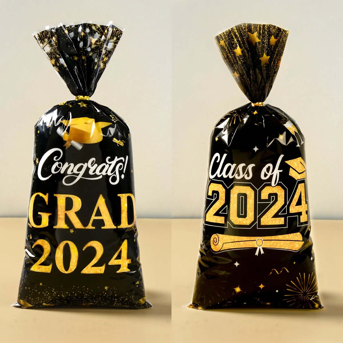 25-50-100pcs-Gift-Bags-Class-of-2024-Graduation-Season-Party-Decor-Grad ...
