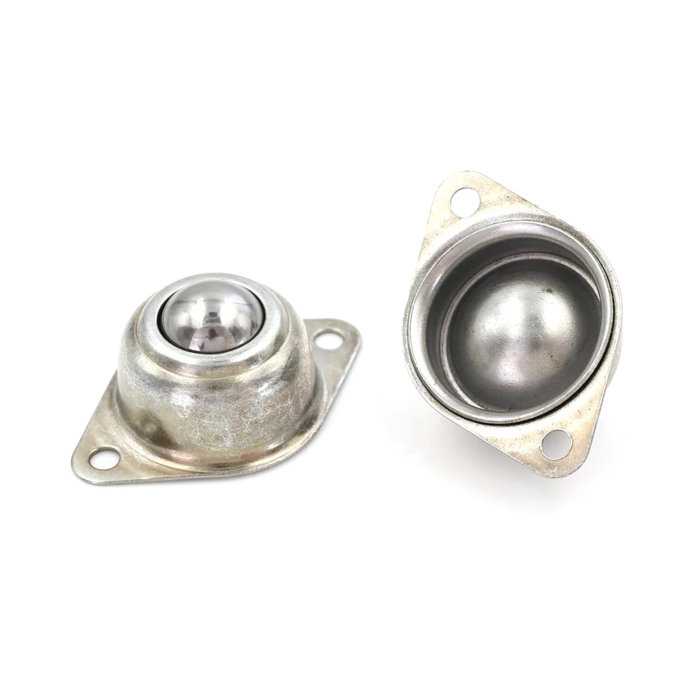 New-2PCS-Base-Rolling-Work-Table-Roller-Ball-Bearing-Caster-Wheel-With ...