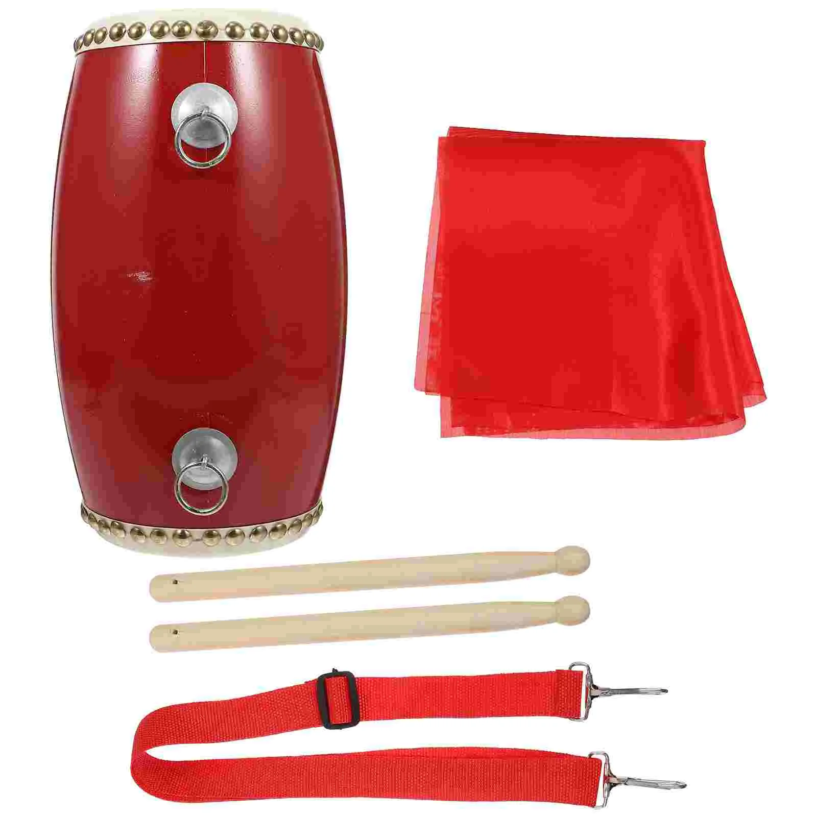 Waist Drum Sheepskin Drum Toys Adults Chinese Drum Wooden Folk Dance ...