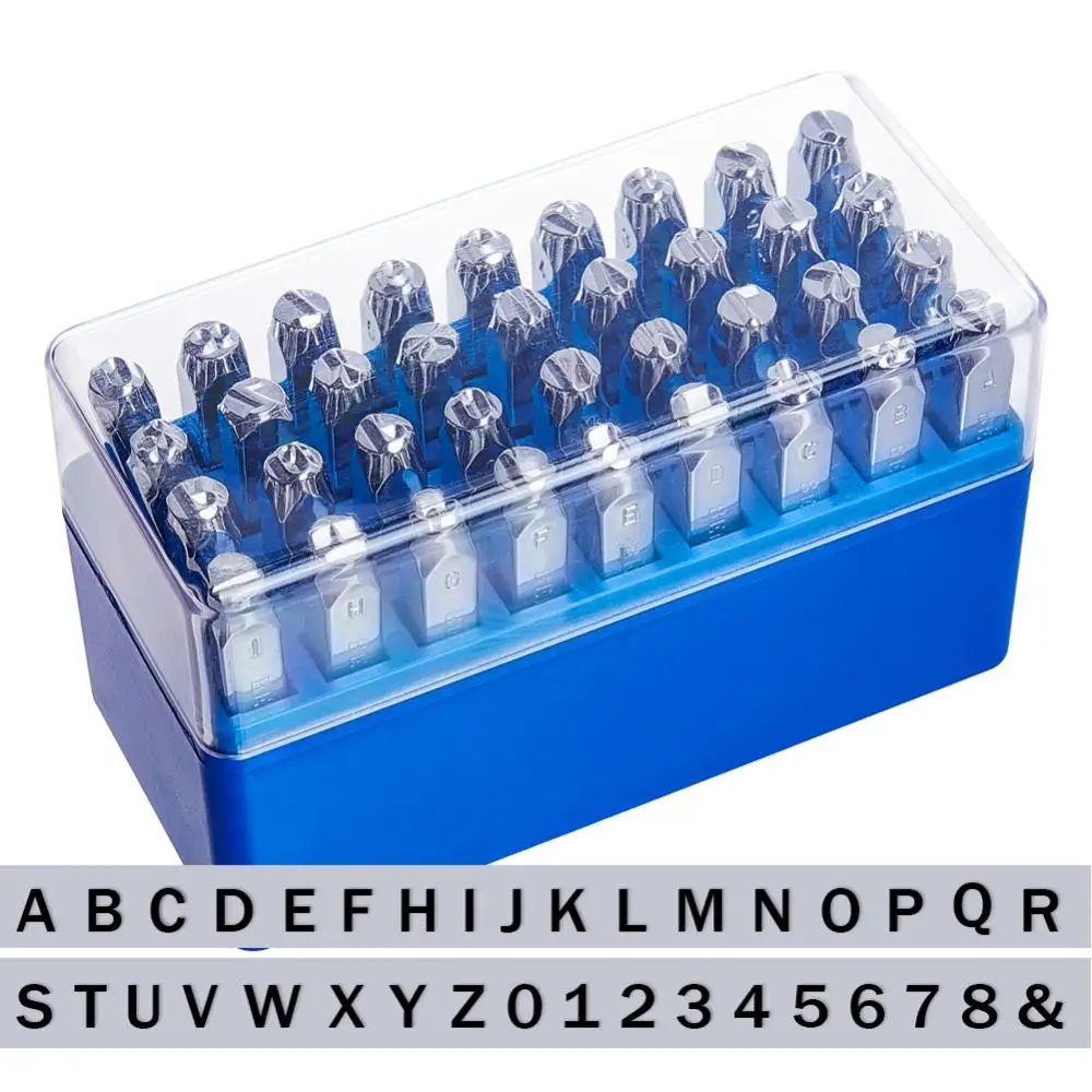 1Set-36Pack-5mm-Letter-and-Number-Metal-Punch-Stamps-with-Storage ...