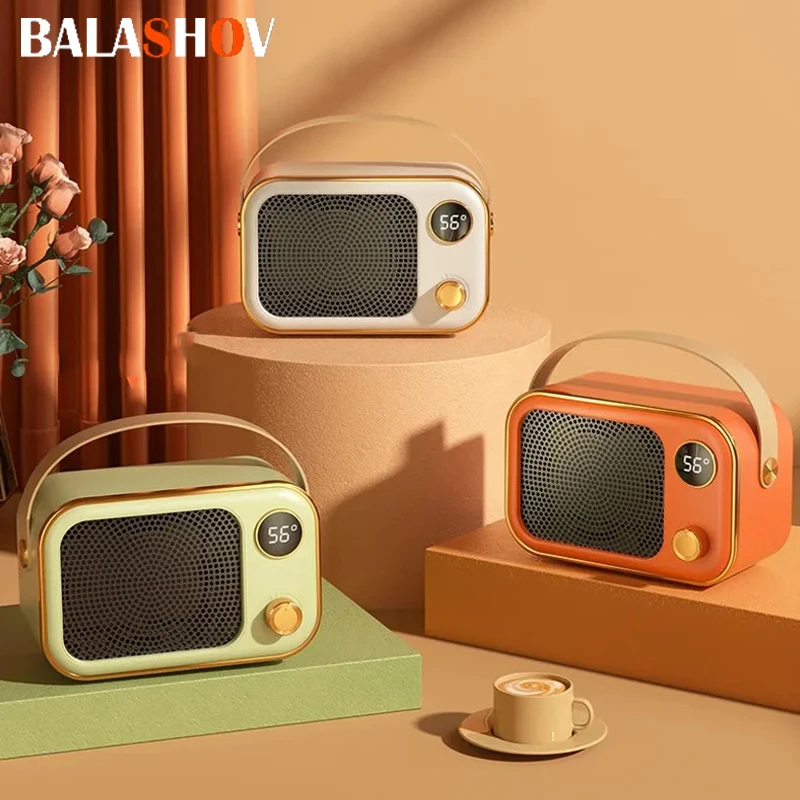 1200W-Electric-Heater-Fan-Portable-Desktop-Fan-Heating-Warm-Air-Blower ...