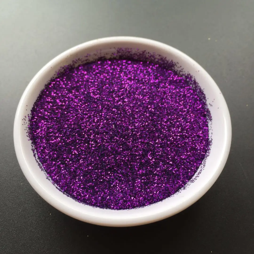 500g/bag Shiny Sparkles Decoration Purple Glitter Powder Diy Nail Art ...
