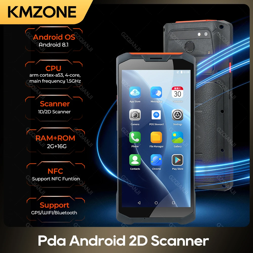 5-99-Touch-Screen-Handheld-PDA-Android-Terminal-1D-2D-Barcode-Scanner ...