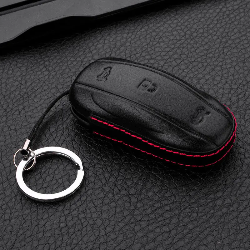 TPU-Leahter-Car-Remote-Smart-Key-Cover-Case-Fob-Bag-Shell-Holder ...